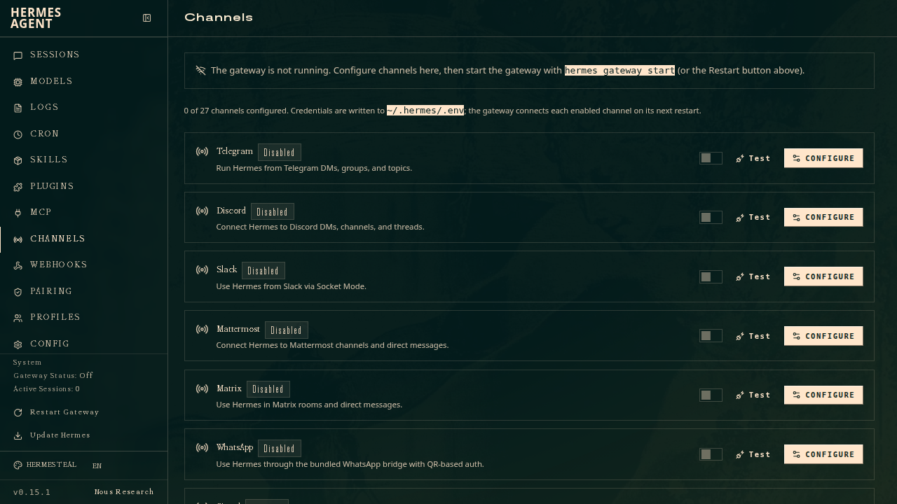 Web Dashboard | Hermes Agent